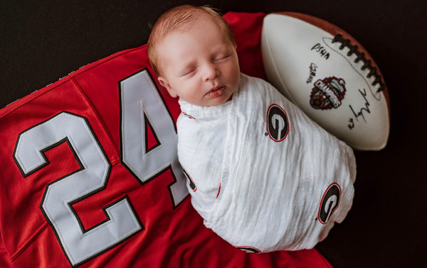 University of Georgia Swaddle Blanket – Three Little Anchors