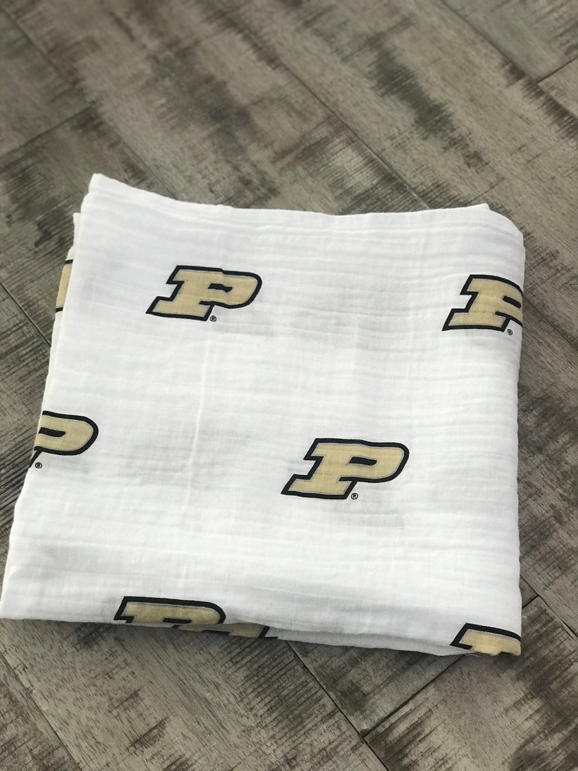 Purdue University Swaddle Blanket – Three Little Anchors